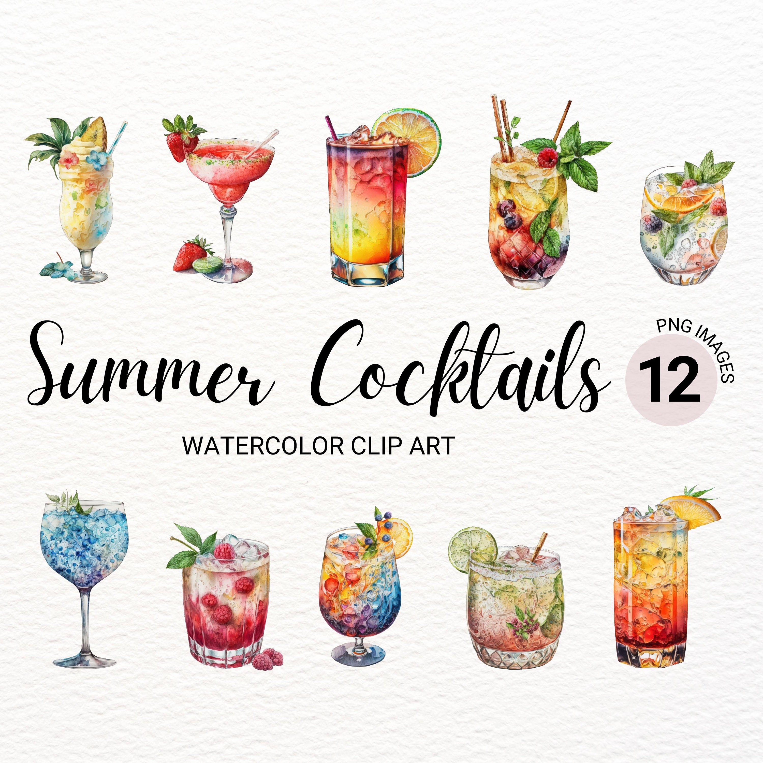 Clipart Pictures Of Cocktails On The Beach