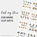 Beach Time Clipart | Watercolor Summer Clipart | Kawaii Clipart Bundle ...