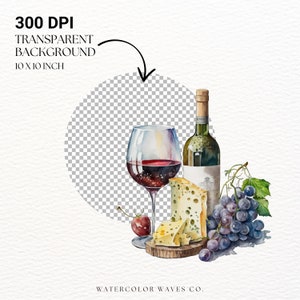 Wine and Cheese Clipart | Wine PNG | Food Clipart | Cheese PNG ...