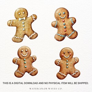 Gingerbread Man Clipart | Food PNG | Bakery Christmas Cookies ...