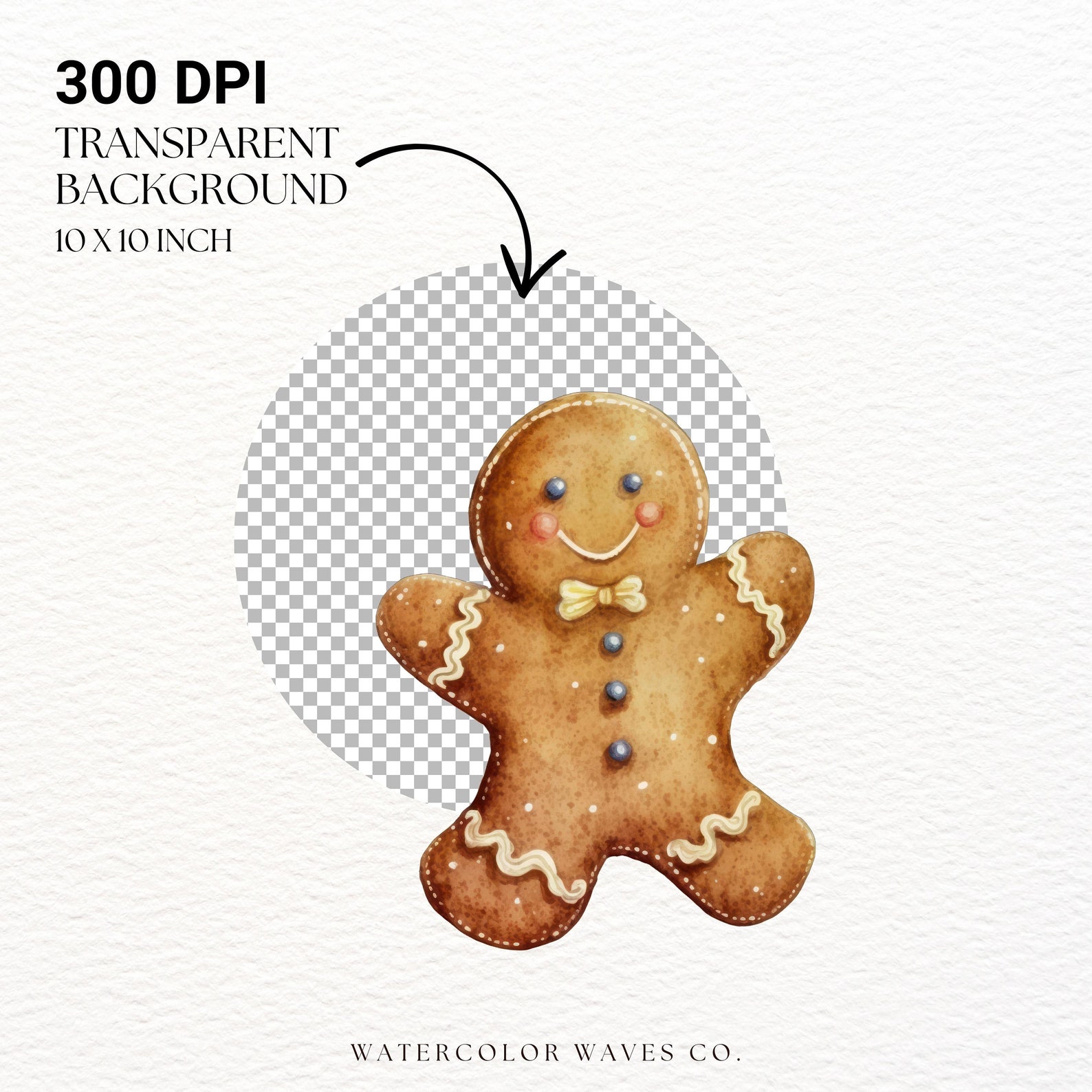 Gingerbread Man Clipart Food PNG Bakery Christmas Cookies - Etsy