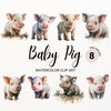 Baby Goat Clipart | Farm Animals PNG | Baby Animals | Watercolor Goat ...