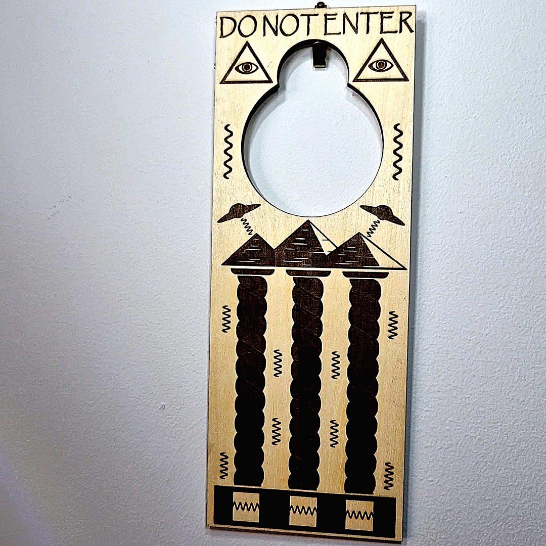 Giza Pyramids Door Sign: Ancient Egypt Decor Laser Files (SVG DXF .AI ...