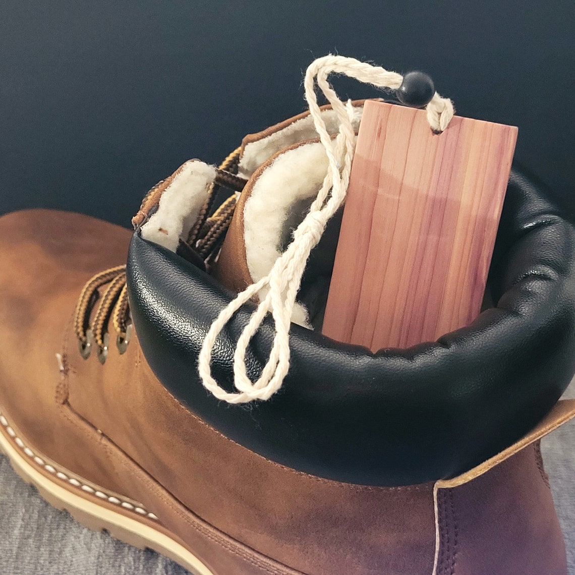 Natural Wood Block Air Freshener / Moth Repellant Set of 4 Redwood for ...