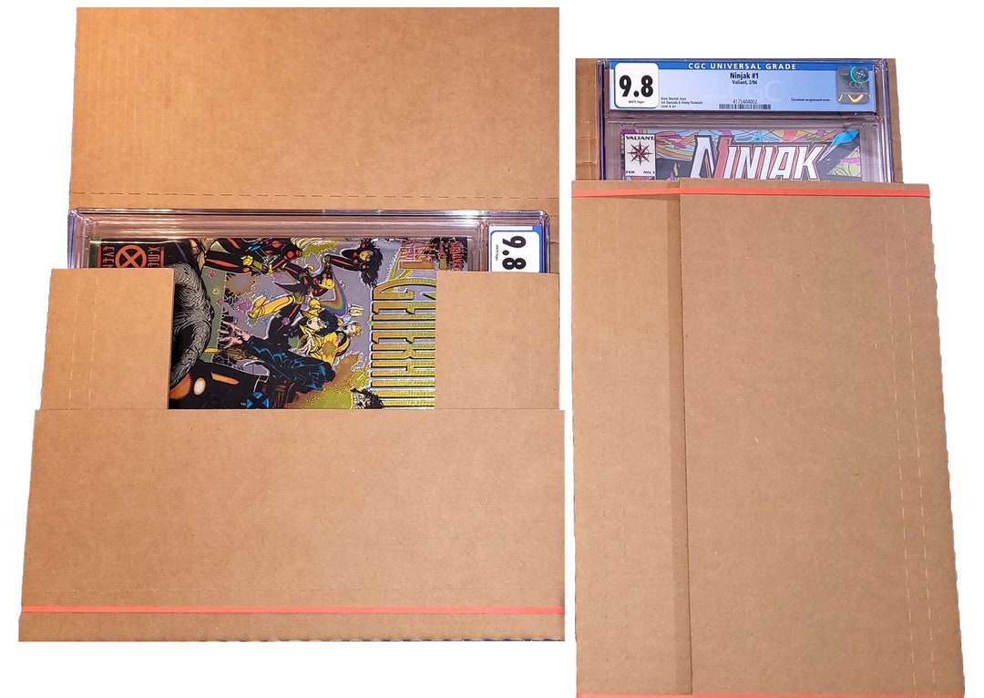 CGC 4X Comic Book Slab Strong Mailers Engraved Filler Pad Superior ...