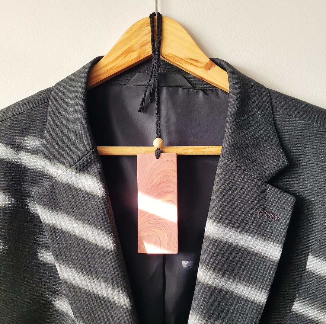 Natural Wood Block Air Freshener / Moth Repellant Set of 4 Redwood for ...