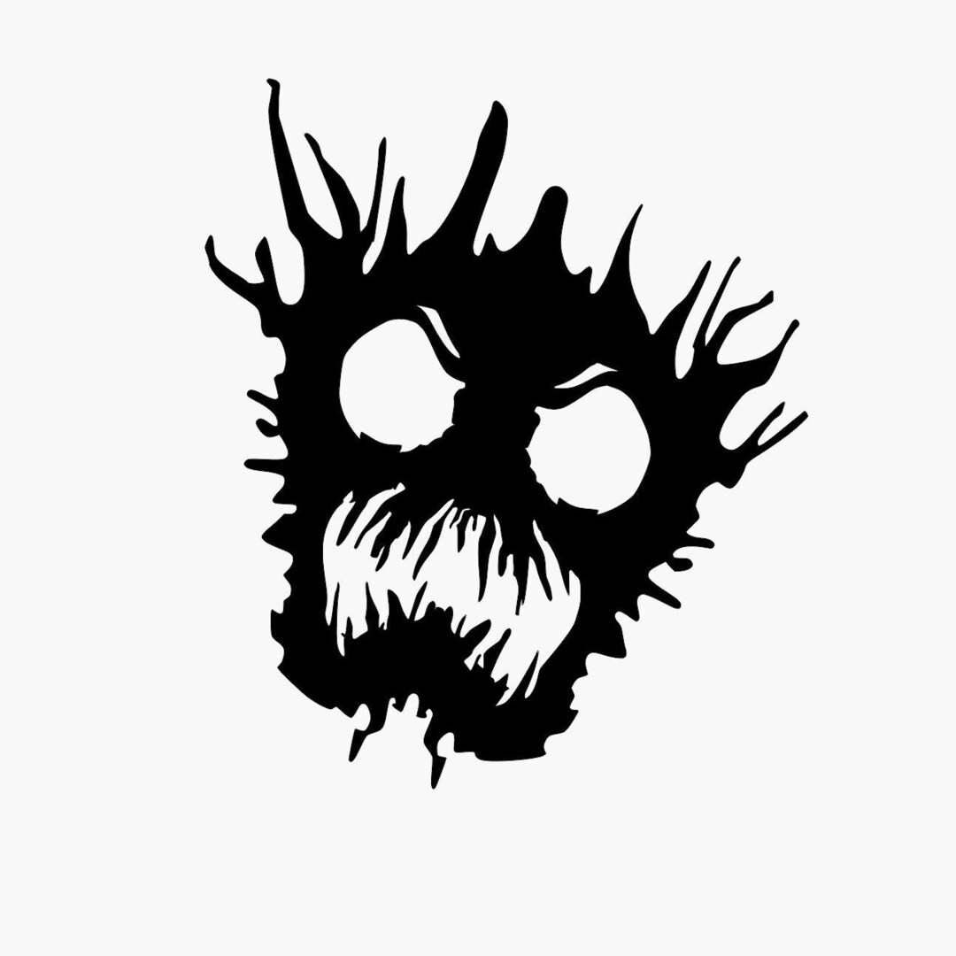 Scary Zombie Face SVG: Halloween Laser Cut Files (digital Download) - Etsy