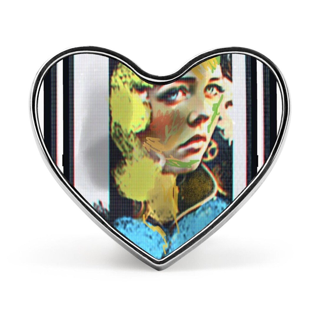 FOREVERRAYS Heart-shaped Badge - Etsy