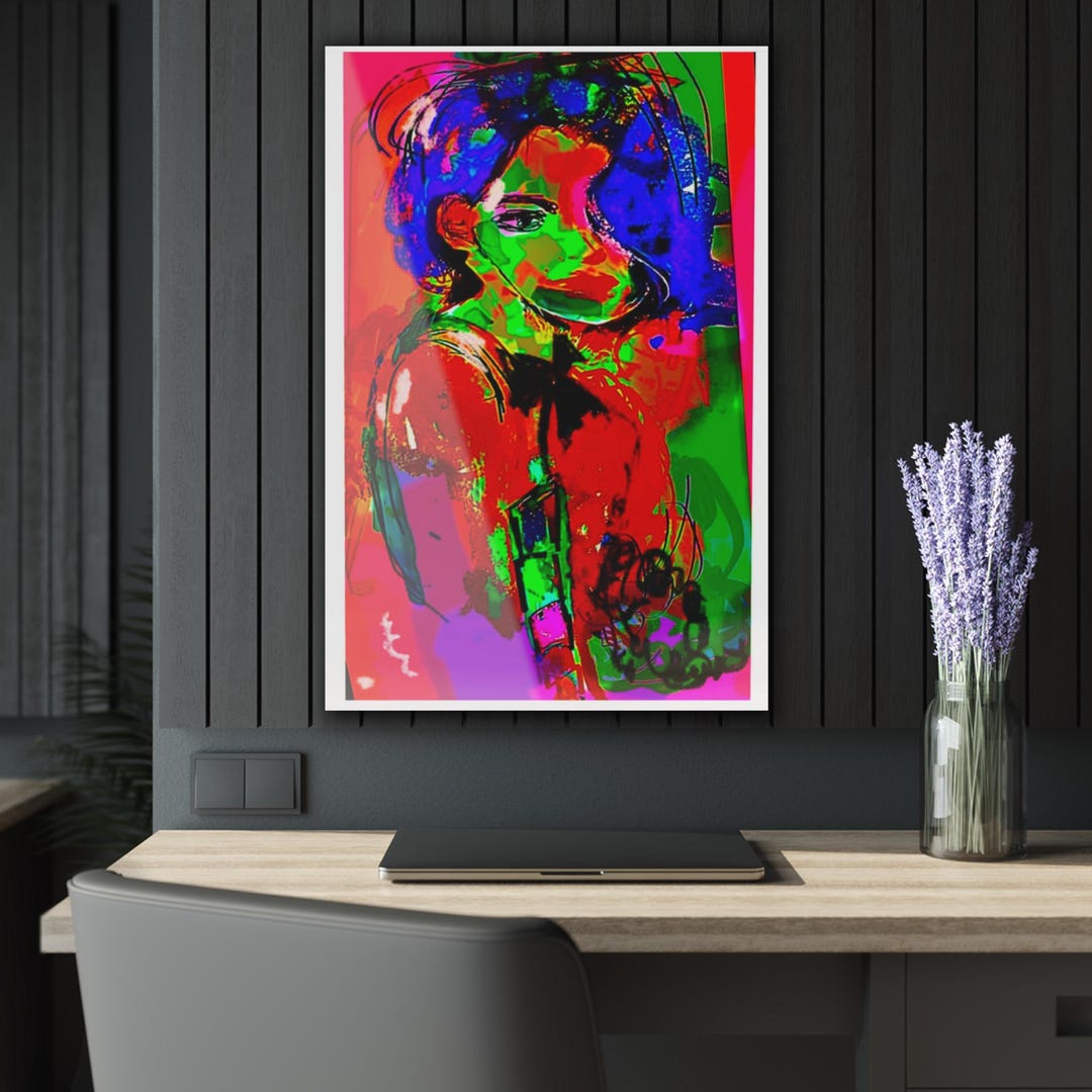 24" by 36" Acrylic Digital Art Print, Provocative Imaginative Wall ...