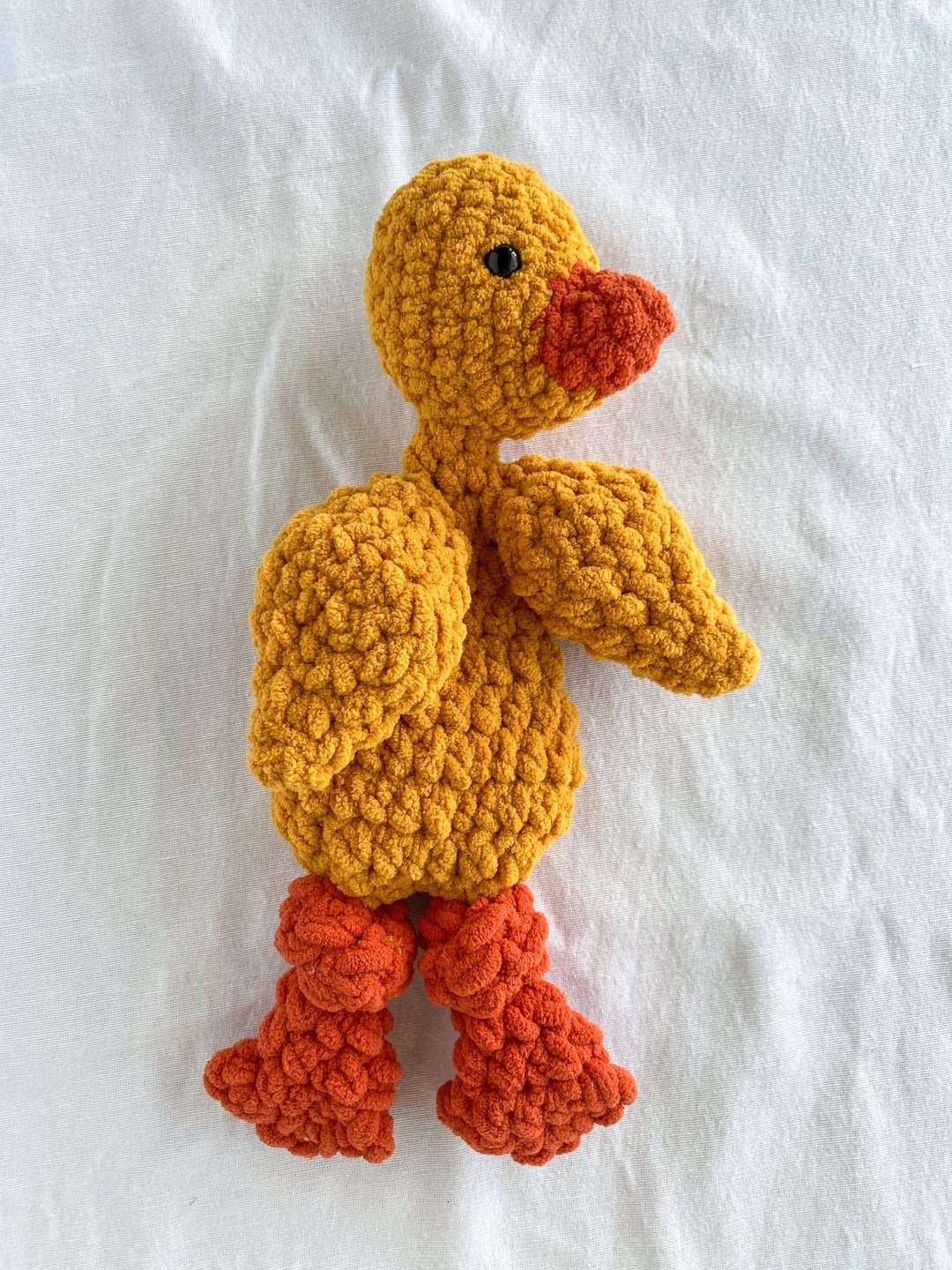 Spring Lovey, Easter Snuggler, Yellow Duck, Classic Duck, Nursery Decor ...