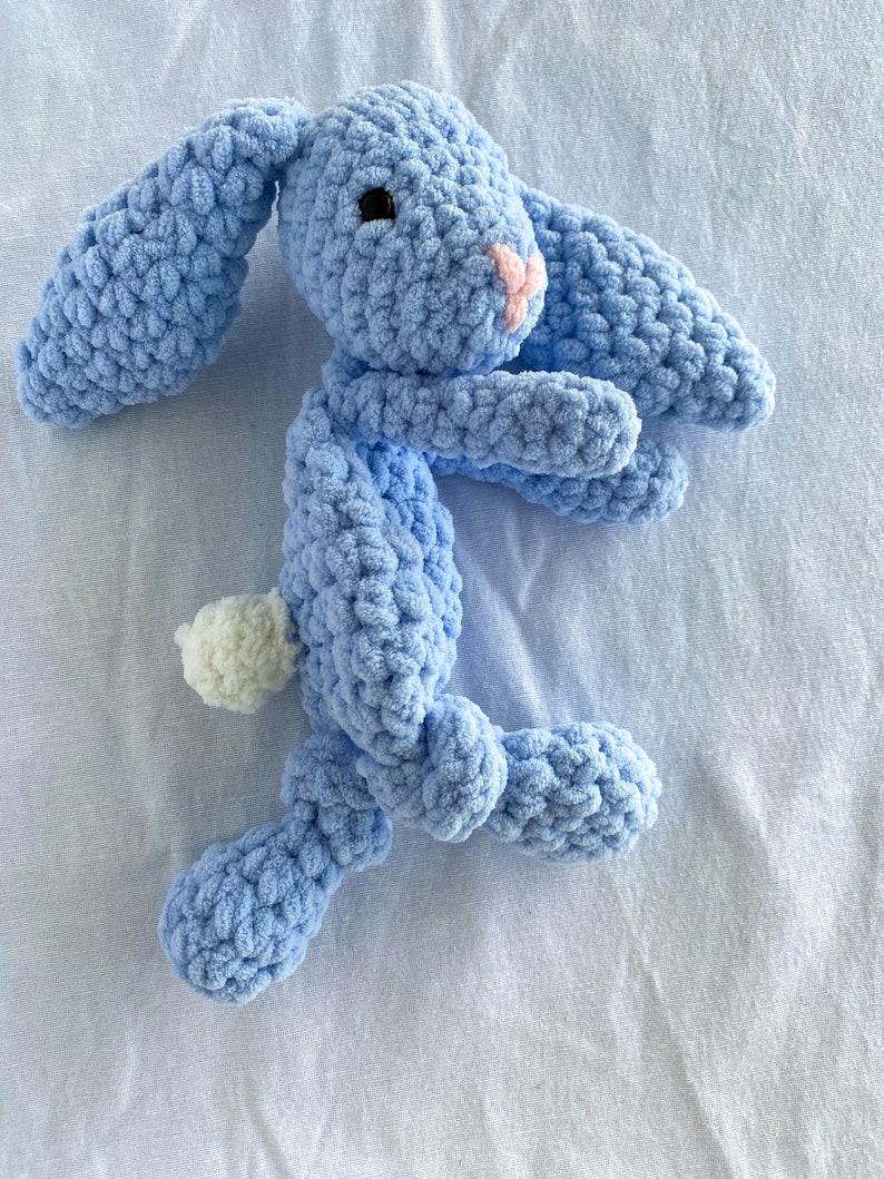 Blue Bunny Snuggler, Bunny Lovey, Easter Bunny Toys, Easter Basket ...