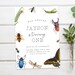 Bug Birthday Invitation, Insect Birthday Invite, Bug Party, Customized ...