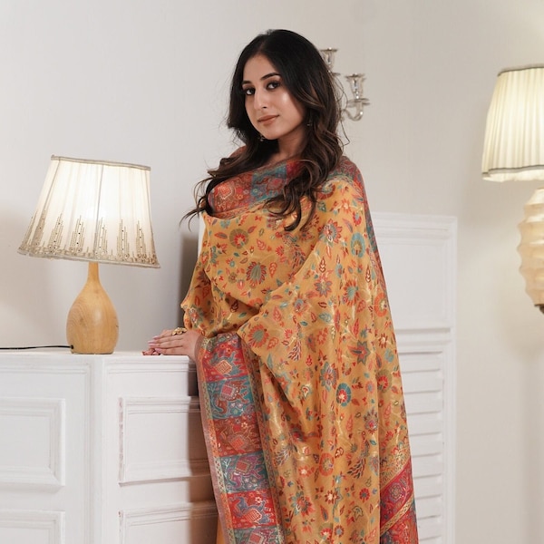 Yellow Dupatta - Etsy