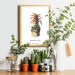 Burros Tail PRINTABLE Minimalist Botanical Watercolor Painting Digital ...