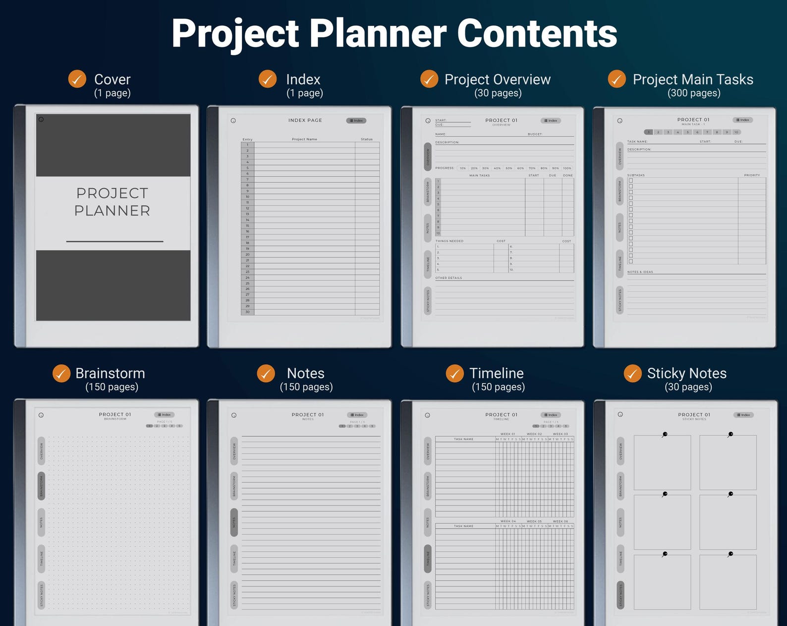 Project Planner for Remarkable 2 and Remarkable Paper Pure Tablet ...