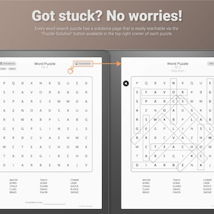 Kindle Scribe Word Search Puzzle Games Bundle - Etsy