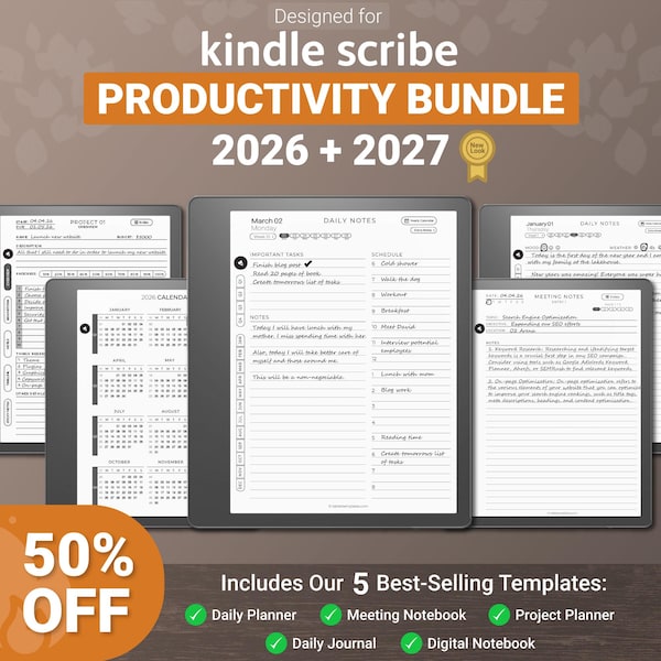 Scribe Template Kindle - Etsy UK