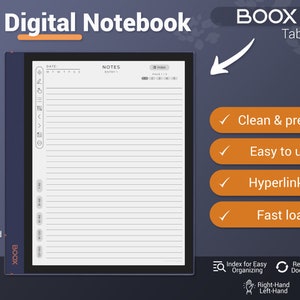 Boox Notebook Boox Templates - Etsy