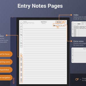 Boox Notebook | Boox Templates - Etsy