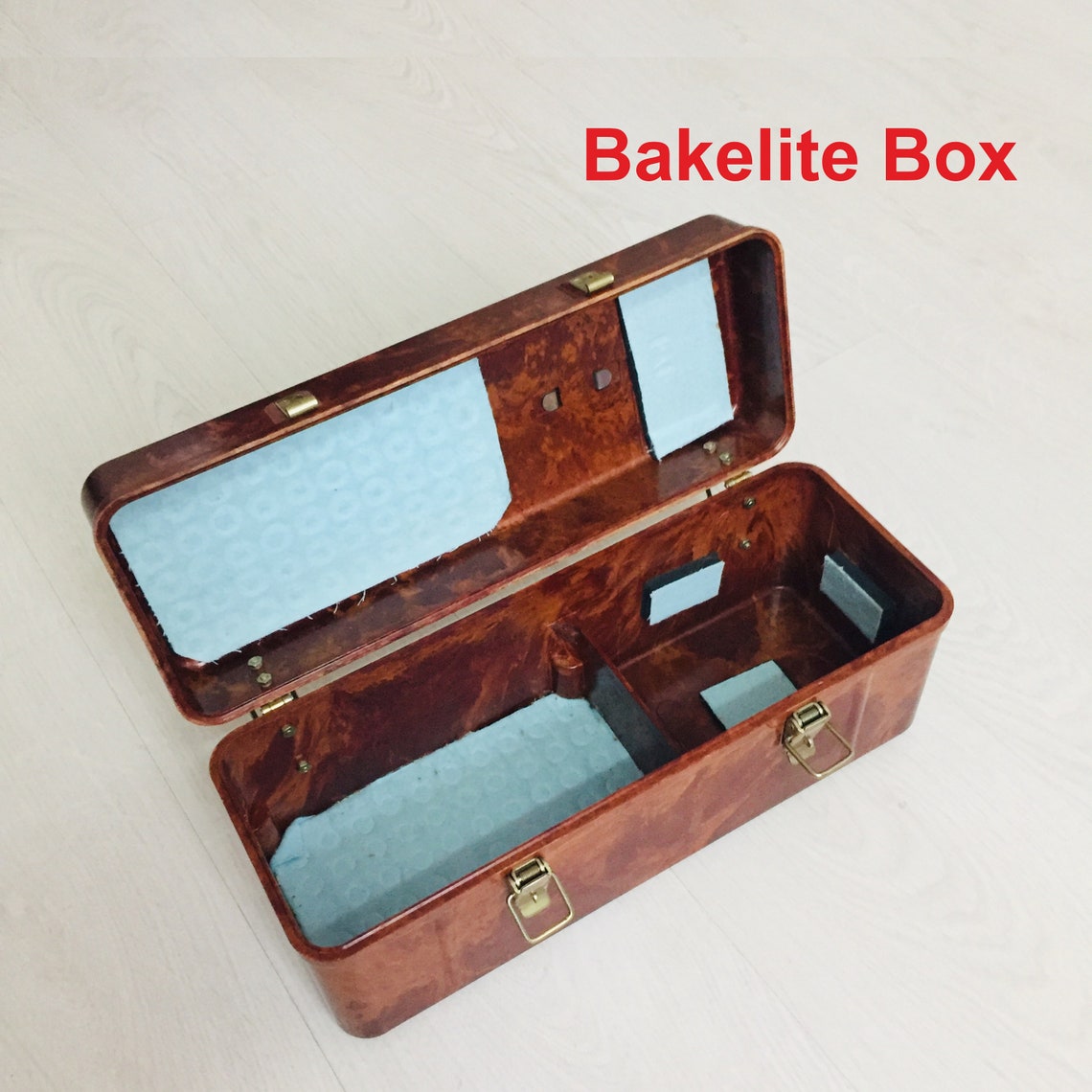 Large Soviet Bakelite Box. Big Original Storage Box. Russian Ammo Box ...