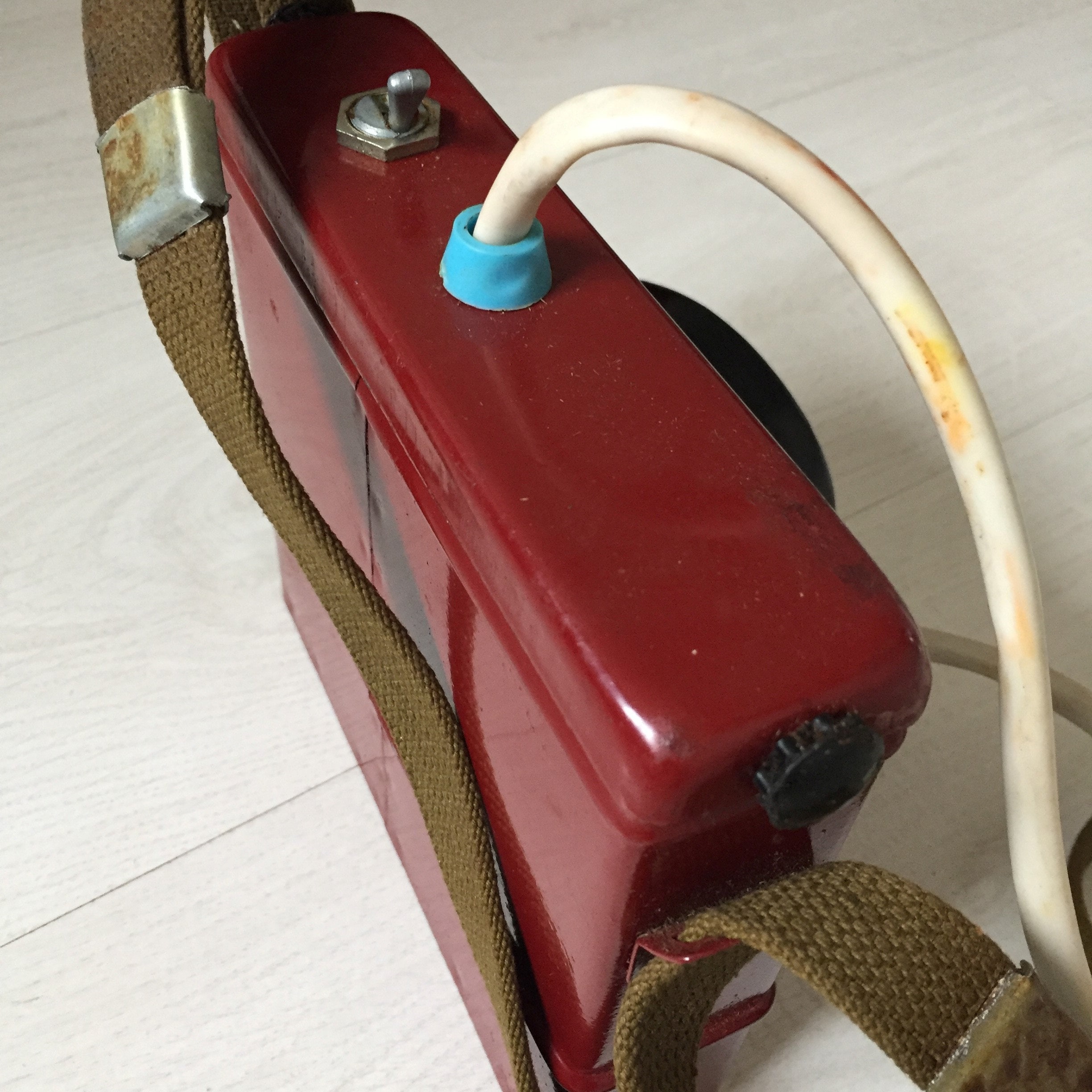 Vintage Soviet Firefighter Flashlight. Russian Military Battery Torch ...