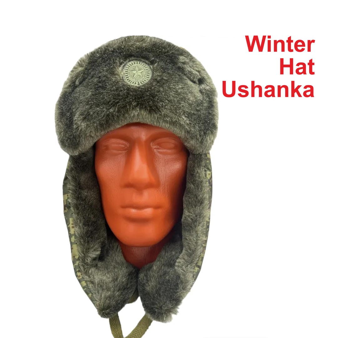 Russian Army Military Ushanka VKBO. Winter Hat With Cockade. Uniform ...