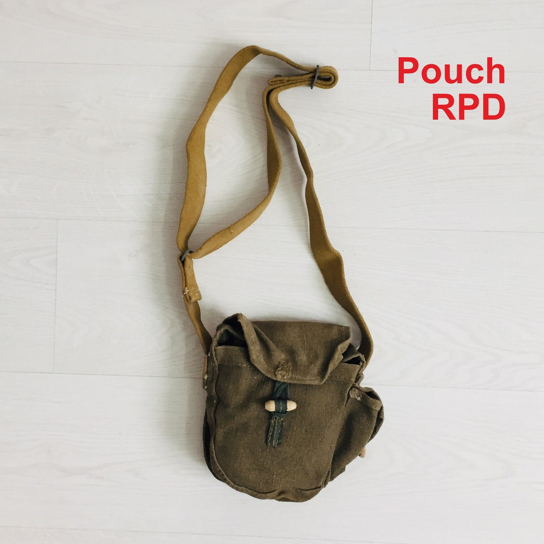 Soviet Drum Mag Pouch RPD. Vintage Russian Ammo Bag W/ Strap. Original ...