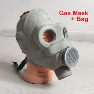Soviet Gas Mask PMG & Original Bag. USSR Respirator Máscara Size 1, 2 ...