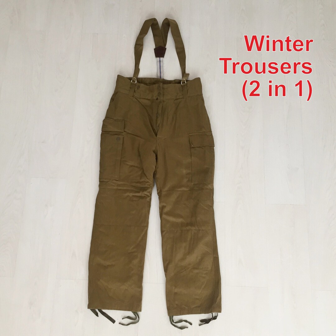Soviet Winter Trousers afghanka. Military Warm Pants. Uniform Russian ...