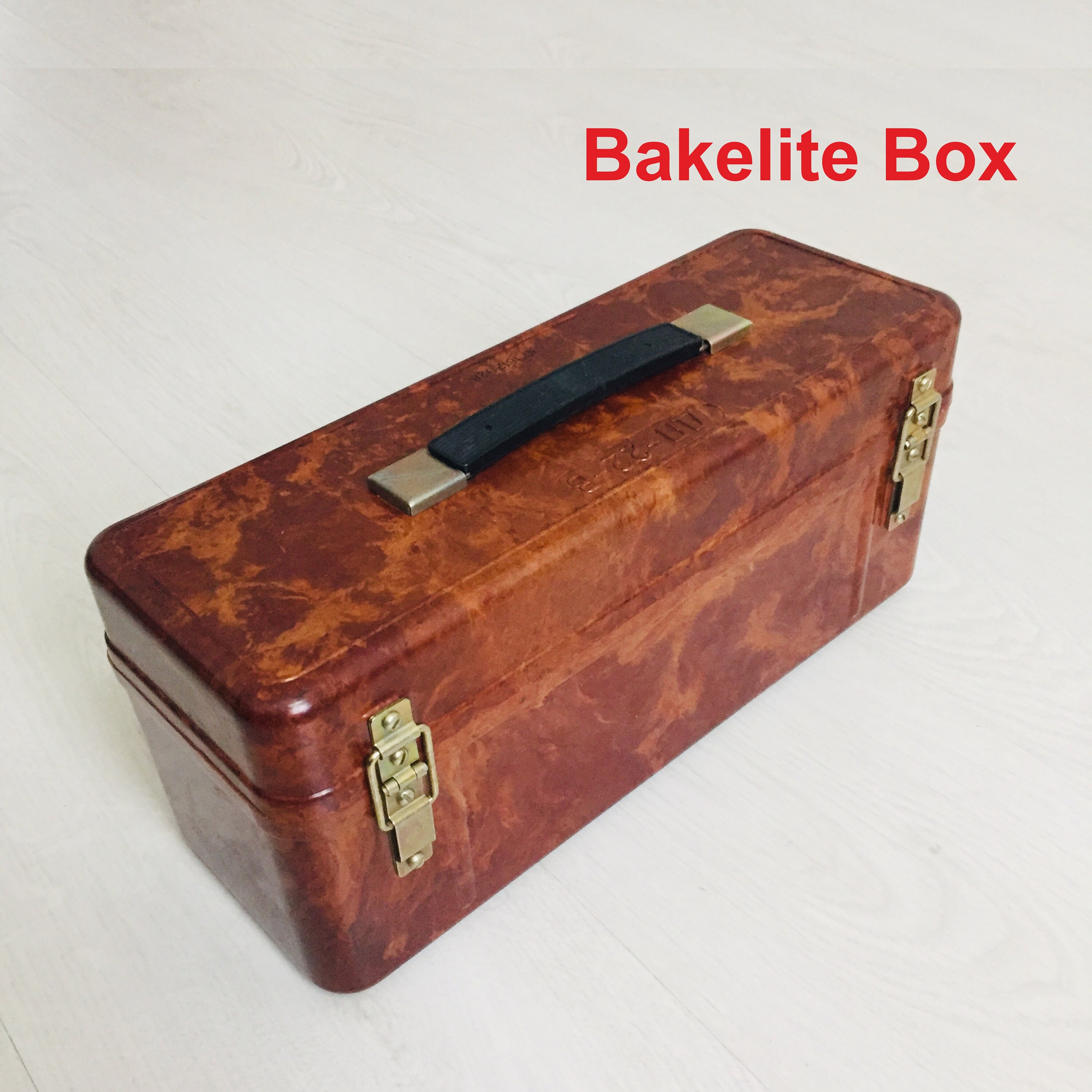 Large Soviet Bakelite Box. Big Original Storage Box. Russian Ammo Box ...