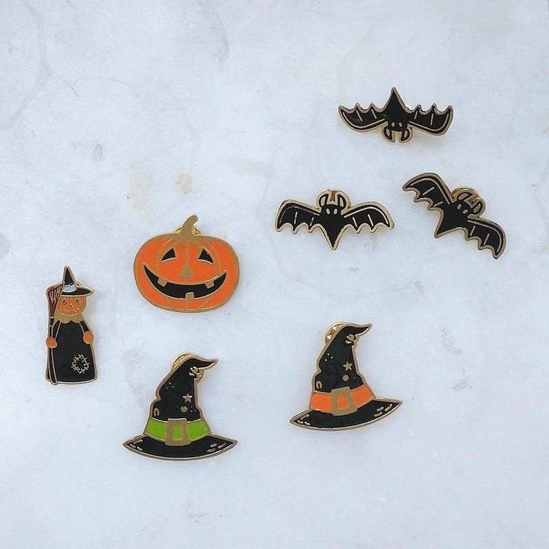 Halloween Pins - Etsy