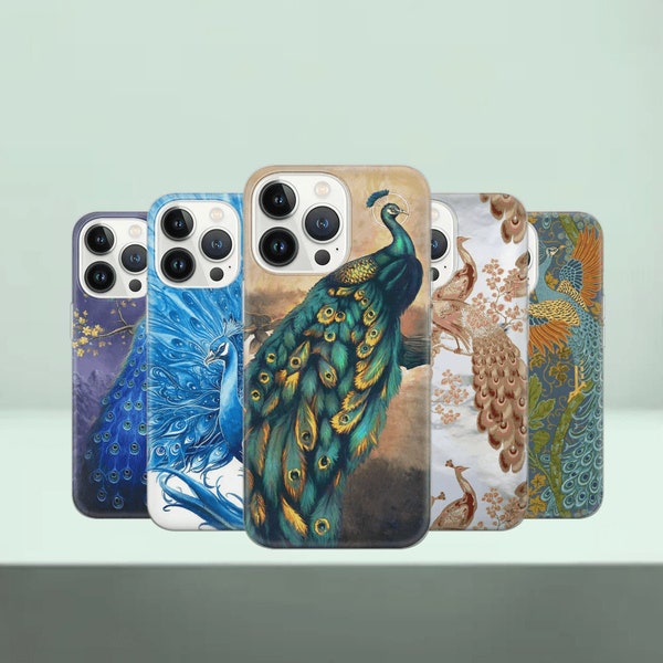 Peacock Iphone Case - Etsy