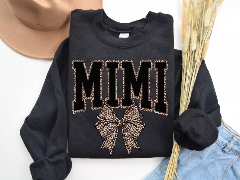 Custom Mimi Coquette Sweatshirt: Cheetah Print Varsity Sweater ...