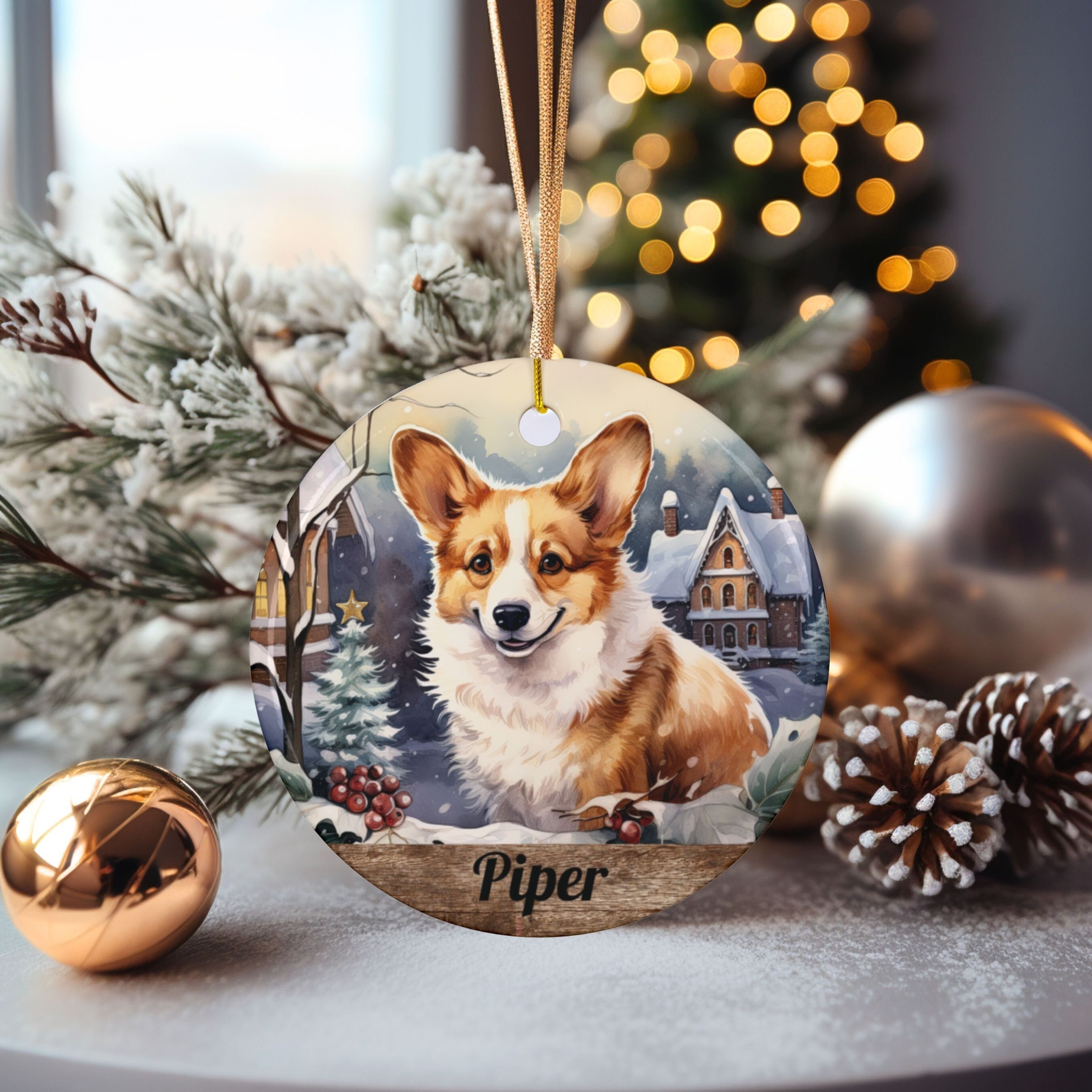Corgi christmas decorations store