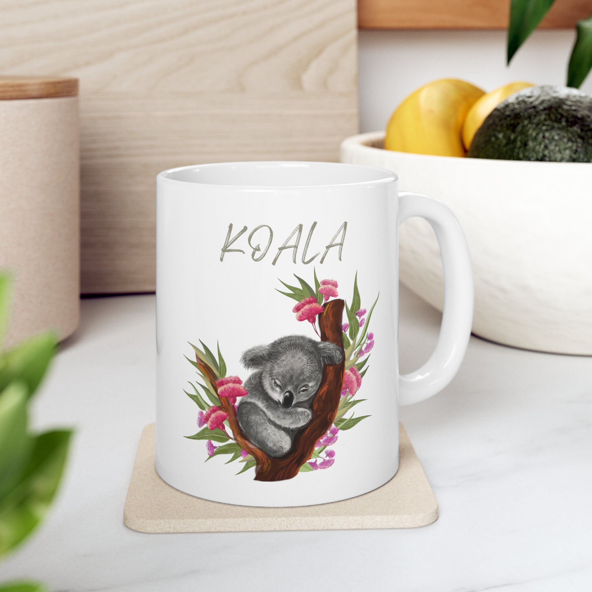 Koala Coffee Mug Australian Animal Gift for Coffee Lover Mug for Koala ...