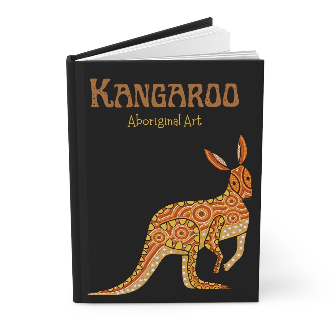 Kangaroo Journal, Aboriginal Art Journal, Australian Gifts, Teacher ...