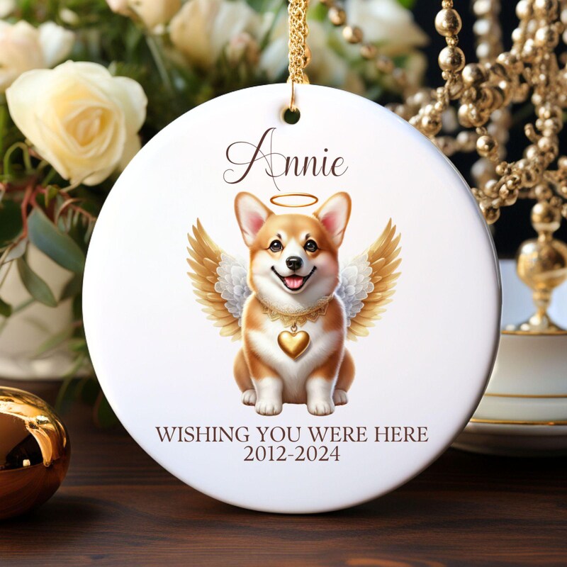 Corgi Angel - Etsy