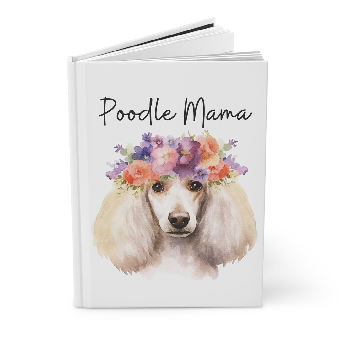 Personalized Poodle Journal, Poodle Gifts, Custom Gift for Poodle Mama ...