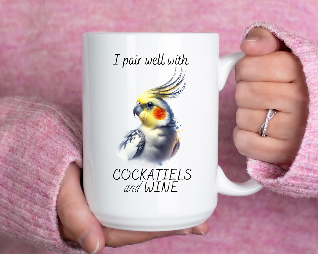 Funny Cockatiel Coffee Mug: Gift for Bird Lover, Parrot Mom - Etsy