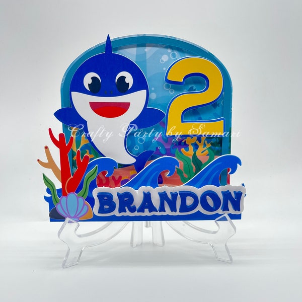 Sharks Cake Topper - Etsy