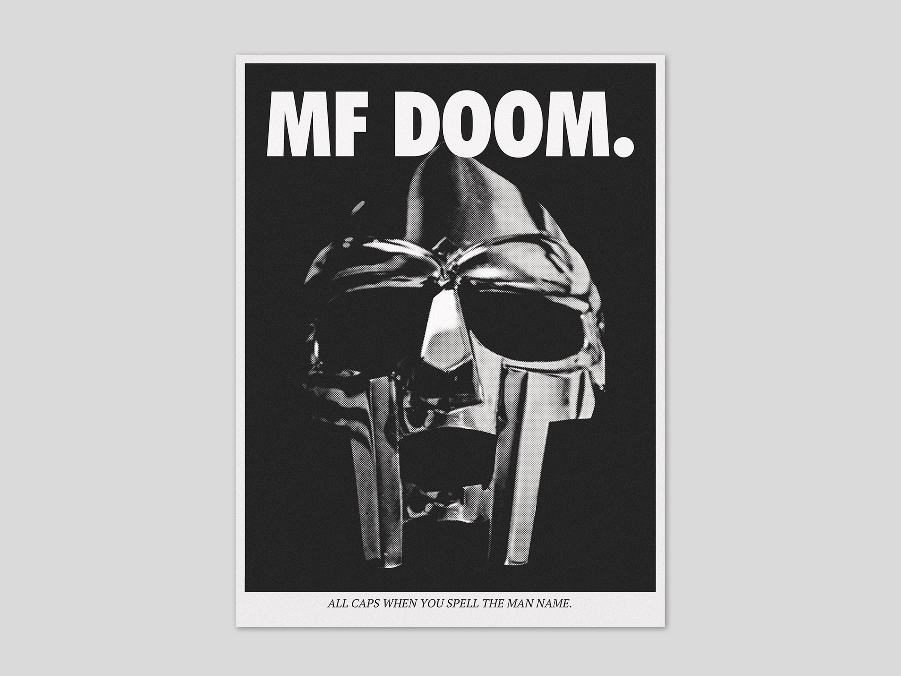 MF DOOM Poster - Etsy