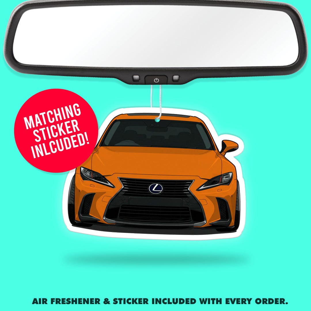 Lexus IS350/IS500 Air Freshener + Vinyl Sticker: Car Enthusiast ...