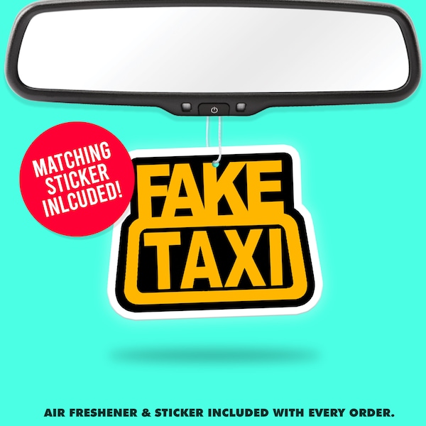 Fake Taxi Sticker for Car - Etsy