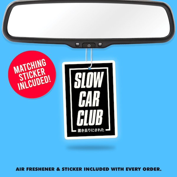 Slow Car Club Sticker - Etsy