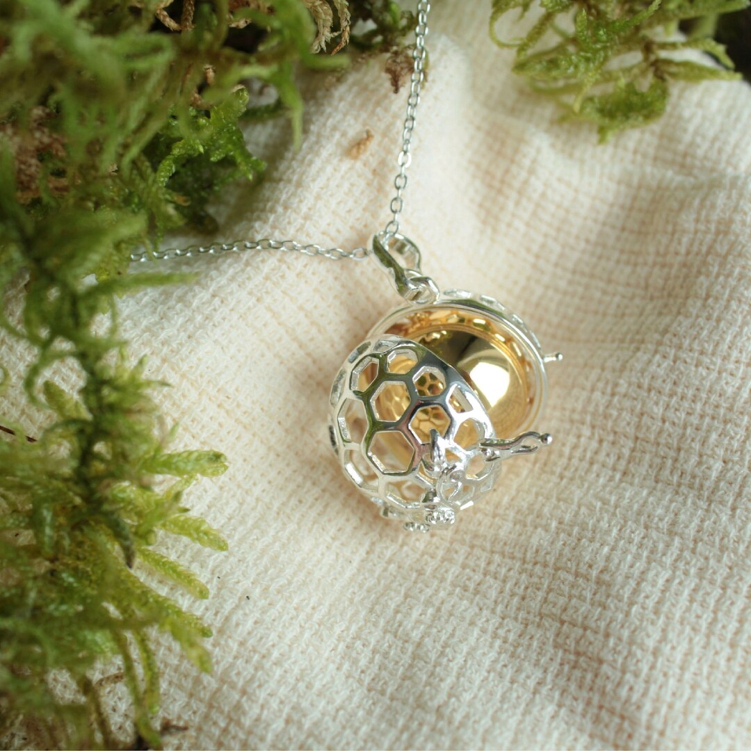 Customizable Pregnancy Bola Hive Gold and Silver, Engraved Initial ...