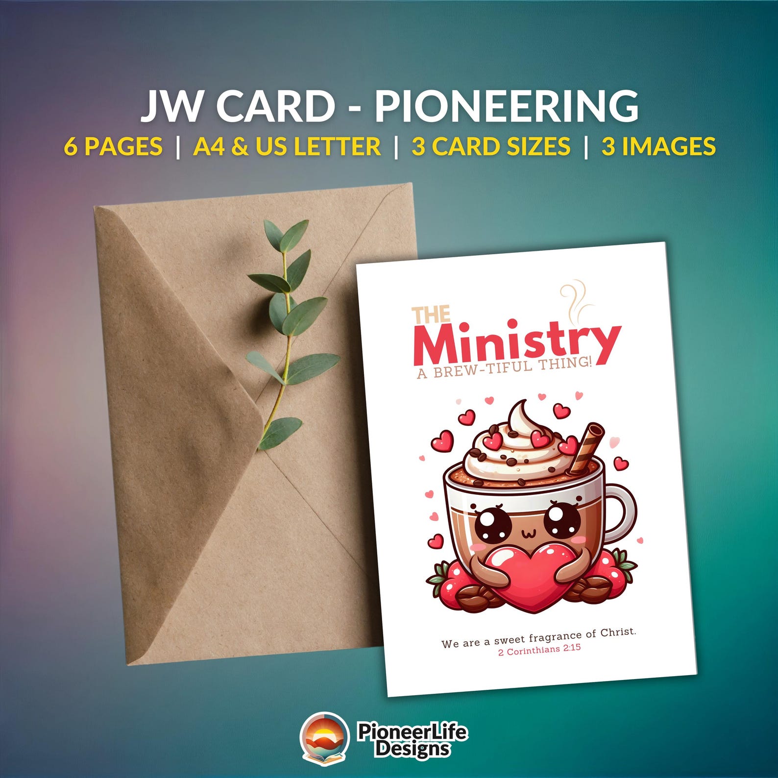 JW Card, Unique Pioneer Gift, Creative Ministry Encouragement, Best ...