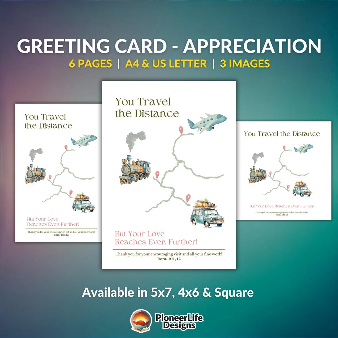 JW Circuit Overseer Thank You Card, CO Appreciation Card, Digital ...