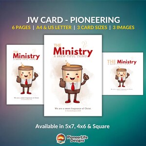 JW Pioneer Gift School Card Ministry Creative Unique Love New Service ...