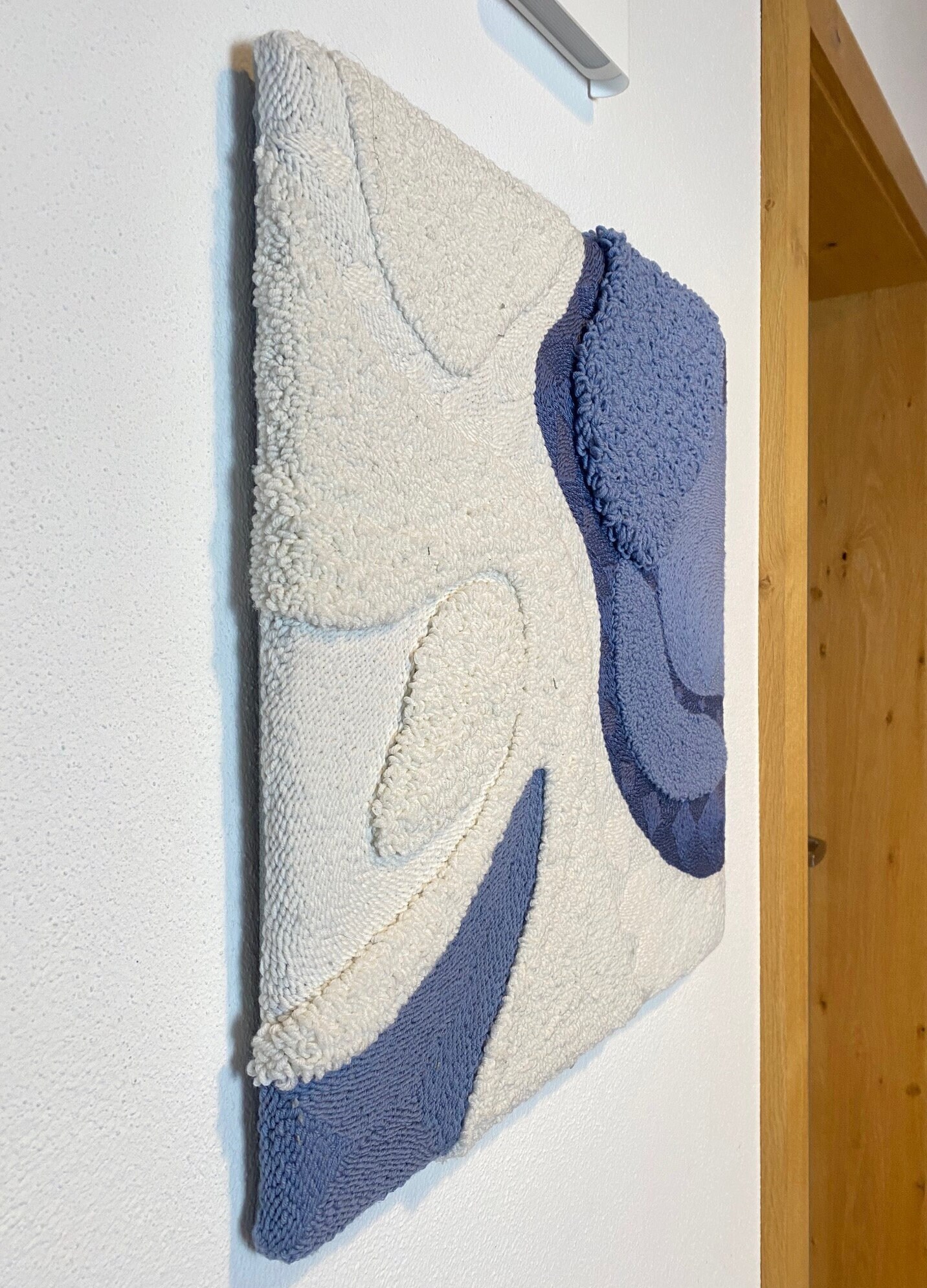 Punch Needle, Abstract Wall Art, Woven Art, Fiber Art, Home Decor, Gift ...