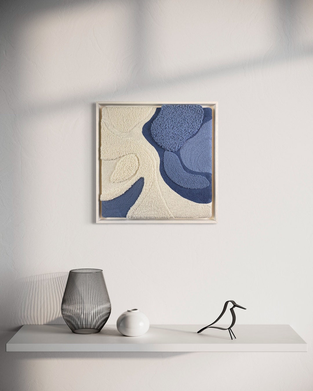 Punch Needle, Abstract Wall Art, Woven Art, Fiber Art, Home Decor, Gift ...